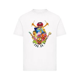 F4NT4STIC Shirt 'Disney Muppets Dr.Teeth And The Electric Mayhem' boy White size 110/116