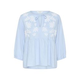 PART TWO Bluse 'Gwendina' Damen Größe XXS himmelblau / weiß