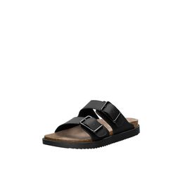 Pull&Bear Pull&Bear Pantolette Herren Größe 40 schwarz