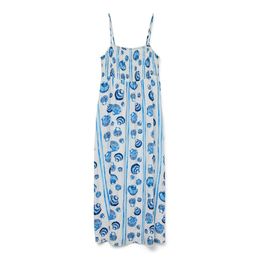 Véro Moda VERO MODA Kleid Damen Größe 34 blau / hellblau / weiß Winterkleid