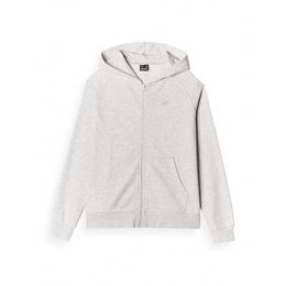4F Athletic Zip-Up Hoodie female Grey size S