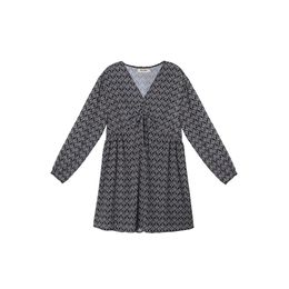 THE-ARE Kleid Damen Größe 36 grau / schwarz Winterkleid