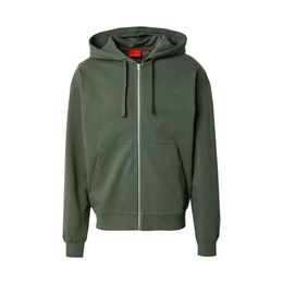 Hugo Zip-Up Hoodie 'Dapozip' male Green size XL