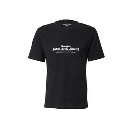 Jack & Jones Premium T-Shirt 'JPRBLAFERRIS' Herren Gr&ouml;&szlig;e M schwarz / wei&szlig;
