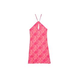 THE-ARE Kleid Damen Größe 34 pink / weiß Winterkleid