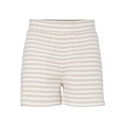 Pieces Shorts 'PCDonna' Damen Gr&ouml;&szlig;e 38 beige / wei&szlig;