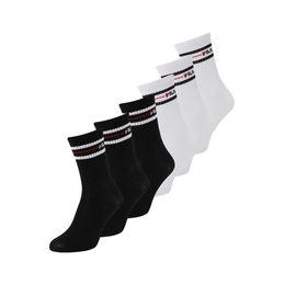 Fila Socken Damen Gr&ouml;&szlig;e 35/38 rot / schwarz / wei&szlig;
