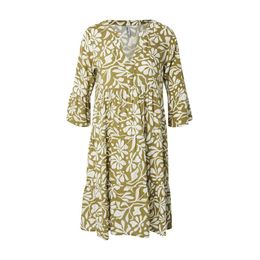 Sublevel Kleid Damen Größe 42 oliv / weiß Winterkleid