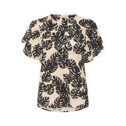 Culture Bluse 'Debora' Damen Größe XL beige / schwarz