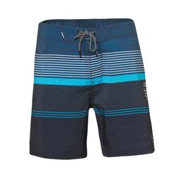 KOROSHI Badeshorts Herren Größe L grau / mint / schwarz / weiß