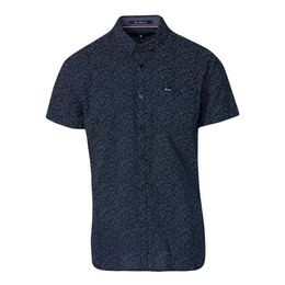 KOROSHI Hemd Herren Größe XL marine / weiß