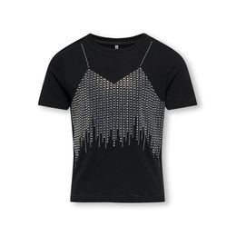 Only Girls Shirt 'Billie' girl Black size 146/152