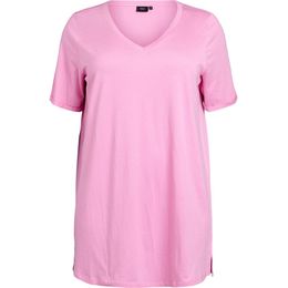 ZIZZI T-Shirt 'Chiara' Damen Gr&ouml;&szlig;e 5XL/6XL hellpink