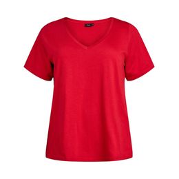 ZIZZI T-Shirt 'Rea' Damen Gr&ouml;&szlig;e 9XL/10XL rot