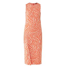 Mexx Kleid Damen Gr&ouml;&szlig;e 40 orange / wei&szlig; Winterkleid