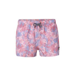 KOROSHI Badeshorts Herren Gr&ouml;&szlig;e XXL royalblau / pfirsich / lachs / ros&eacute;