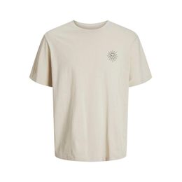 Jack & Jones JACK & JONES T-Shirt 'JJJACKIE' Herren Gr&ouml;&szlig;e M beige / grau
