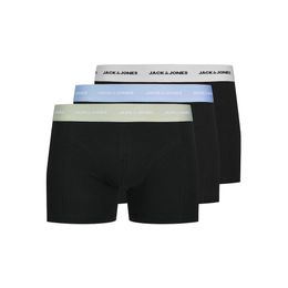 Jack & Jones JACK & JONES Boxershorts 'JACTom' Herren Größe M hellblau / mint / schwarz / weiß