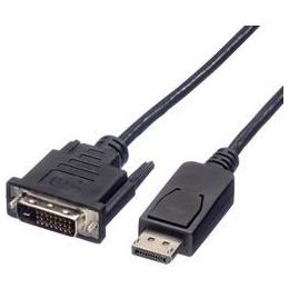 ROLINE DisplayPort Kabel DP ST - DVI ST, schwarz, 3 m