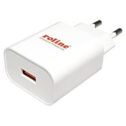 ROLINE USB Charger mit Euro-Stecker, 1 Port, QC3.0, 18W