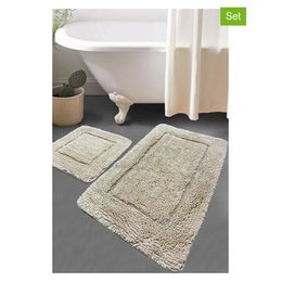 Colorful Cotton 2er-Set: Badvorleger in Beige - 71% | Heimtextilien-badematten