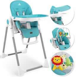Kidiz&reg; 3in1 Hochstuhl Kinderhochstuhl inkl. Spielb&uuml;gel , Babyliege , Kombihochstuhl Babyhochsitz ,7 h&ouml;henverstellbar Verstellbare R&uuml;ckenlehne , mitwachsend ab 0 Monate bis 6 Jahre Babystuhl