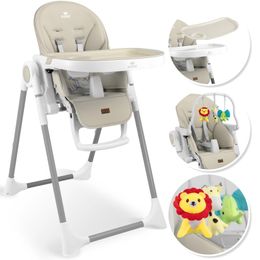 Kidiz&reg; 3in1 Hochstuhl Kinderhochstuhl inkl. Spielb&uuml;gel , Babyliege , Kombihochstuhl Babyhochsitz ,7 h&ouml;henverstellbar Verstellbare R&uuml;ckenlehne , mitwachsend ab 0 Monate bis 6 Jahre Babystuhl