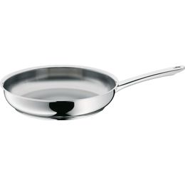 WMF Profi Bratpfanne 28 cm Induktion, Edelstahlpfanne unbeschichtet, Cromargan Edelstahl, backofenfest