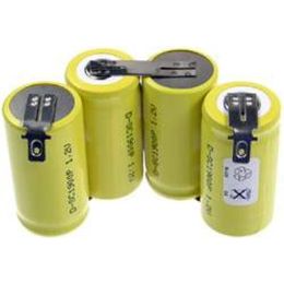 AccuCell 4.8V Akku passend für Hand-Staubsauger AEG Liliput Sauger