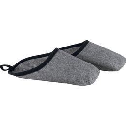 Filzüberschuhe Ludwig L (41-46) grau-meliert FELDTMANN