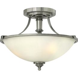 Elstead Truman Deckenleuchte E27 3-fach Antikes Nickel