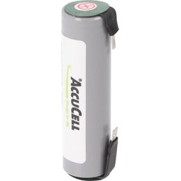 AccuCell Akku für GARDENA Accu60 ACCU 60 3.6v Li-Ion Akku 2600mAh 9,6Wh acht zehn fünfhundert fünzig 2,8mm, 4,8mm