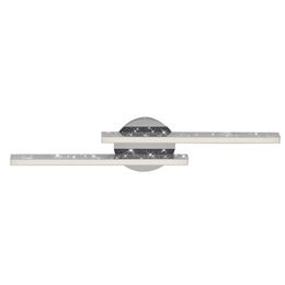 Brilo LED-Deckenleuchte 'Rey' chromfarben 60 x 14 x 5,2 cm 1400 lm