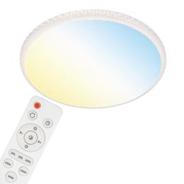 Brilo LED-Deckenleuchte 'Style' weiß 48 W Ø 60 x 8,2 cm