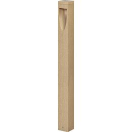 LEDVANCE SMART+ Outdoor WiFi-Wegeleuchte 7,5W, 600lm, Holz, mit warmweißem Licht (3000K) und 16 Mio. Farben, hochwertiges Aluminiumgehäuse, steuerbar per App, kompatibel mit Amazon, Google und Co.