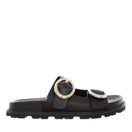 Stuart Weitzman Slipper & Pantoletten - Benni Sport Slide - Gr. 39 (EU) - in Schwarz - f&uuml;r Damen