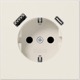 Jung SCHUKO Steckdose mit USB Typ AC LS1520-15CA (LS1520-15CA)