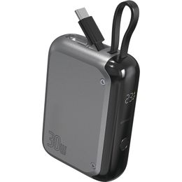 4smarts Powerbank Pocket mit USB-C Kabel 10000mAh spacegrau (540699)