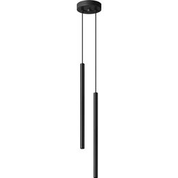 Pendelleuchten PASTELO 2 schwarz 2xG9 8W Stahl 118x15x15cm Sollux Lighting