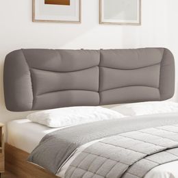 Kopfteil-Kissen "Hvar" Taupe 180 cm Stoff