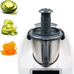 mixcover Spiralschneider Gemüsenudeln schneiden kompatibel mit Thermomix TM6 TM5