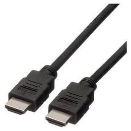ROLINE HDMI High Speed Kabel mit Ethernet, LSOH, schwarz, 1 m
