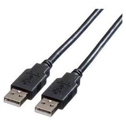 ROLINE USB 2.0 Kabel, Typ A-A, schwarz, 4,5 m