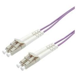 ROLINE LWL-Kabel 50/125&micro;m OM4, LC/LC, violett, 7 m