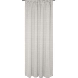 Vorhang WIRTH "Berwick" Gr. 1, braun, B:132cm H:145cm, Jacquard, Baumwolle, Polyester, Gardinen