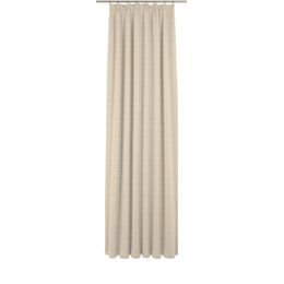 Vorhang WIRTH "Berwick" Gr. 1, gold (goldfarben), B:132cm H:145cm, Jacquard, Baumwolle, Polyester, Gardinen