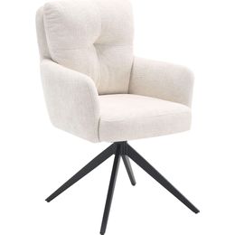 Esszimmerstuhl Home Affaire "Valldemossa", beige (natur, schwarz), B:60cm H:92cm T:67cm, Stühle
