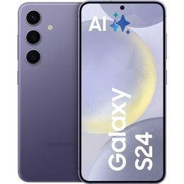 Samsung Smartphone "Galaxy S24", lila (cobalt violet), 128 GB, Mobiltelefone, AI-Funktionen