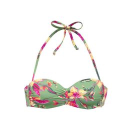 Lascana Bikini Top female Green size 34