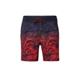 Koroshi Badeshorts Herren Gr&ouml;&szlig;e XL marine / navy / orchidee / rot
